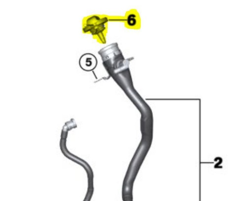 Mini Cooper F54 F55 F56 F57 F60 OEM Gas Cap Filler Cap 16117470341 ...