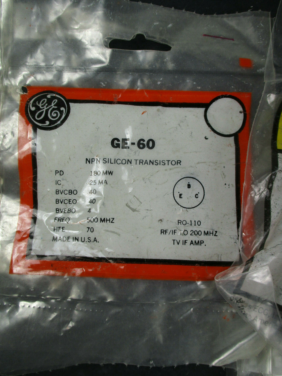 GE-39, GE-60, ECG165, SK3115, GE-233, GE-246, NTE175, SK3026 | eBay