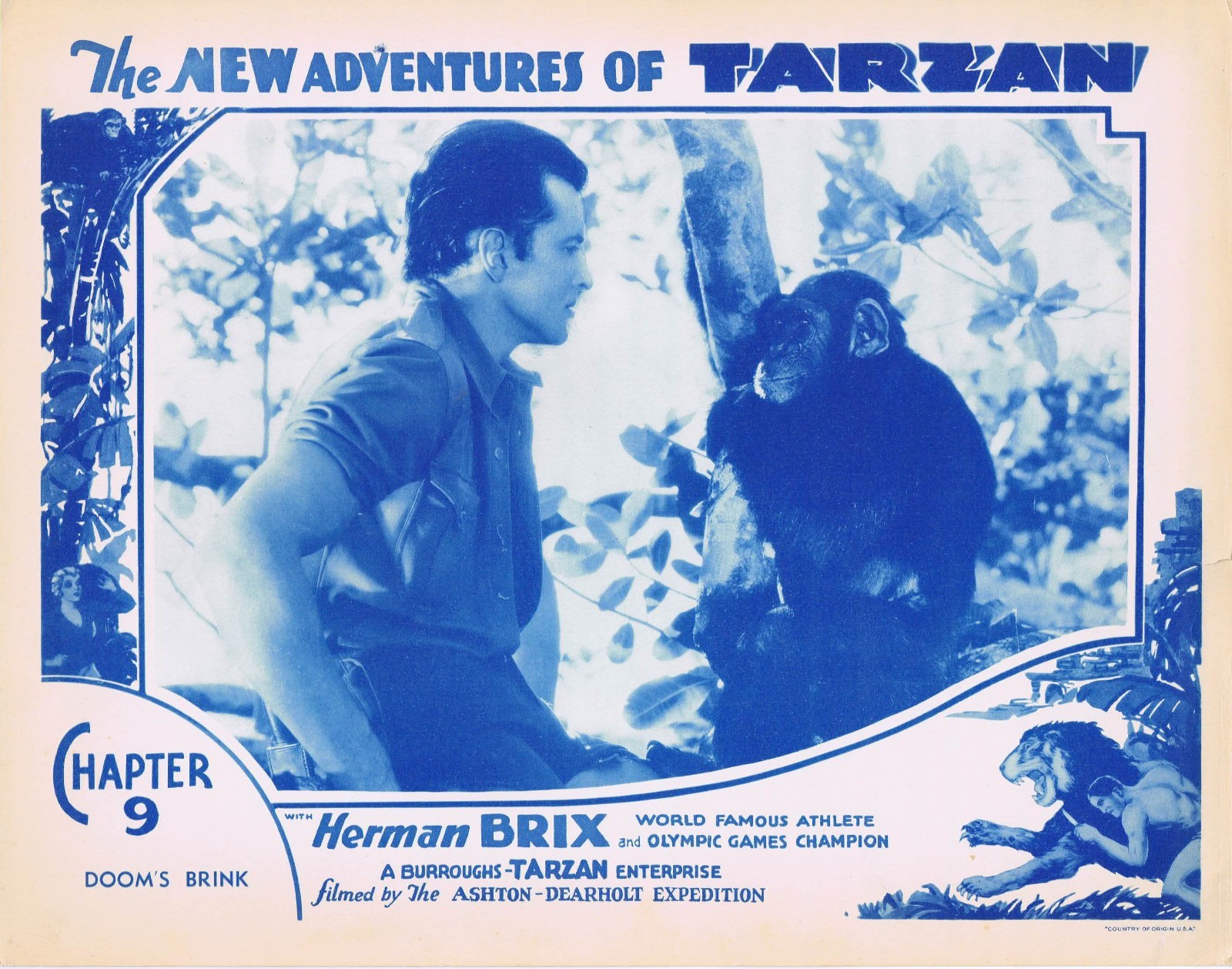 NEW ADVENTURES OF TARZAN 1935 Herman Brix Chapter 9 VINTAGE SERIAL ...