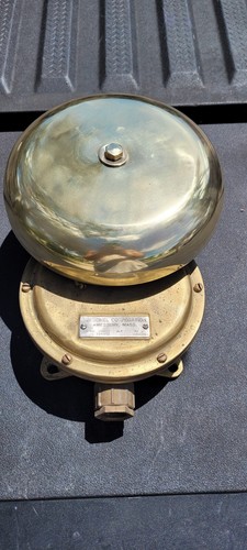 Henschel 8" Brass Navy Submarine Warning Bell | eBay