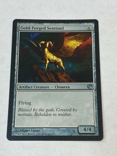 Gold-Forged Sentinel - Magic the Gathering MTG Journey into Nyx Single ...