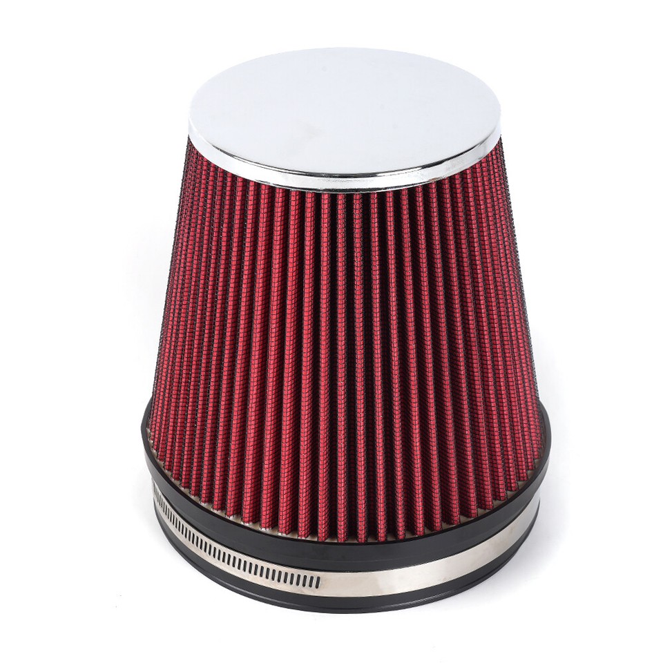 6" inch 152mm High Flow Inlet Cold Air Intake Cone Replacement Dry Air ...