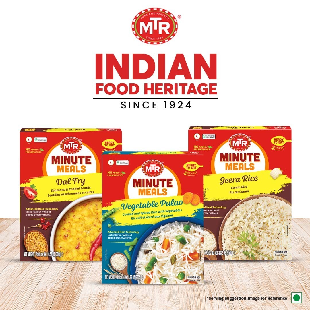 MTR Minute Meals Ready To Eat - Vegetable Pulao 250g (Pack of 6 ) | eBay