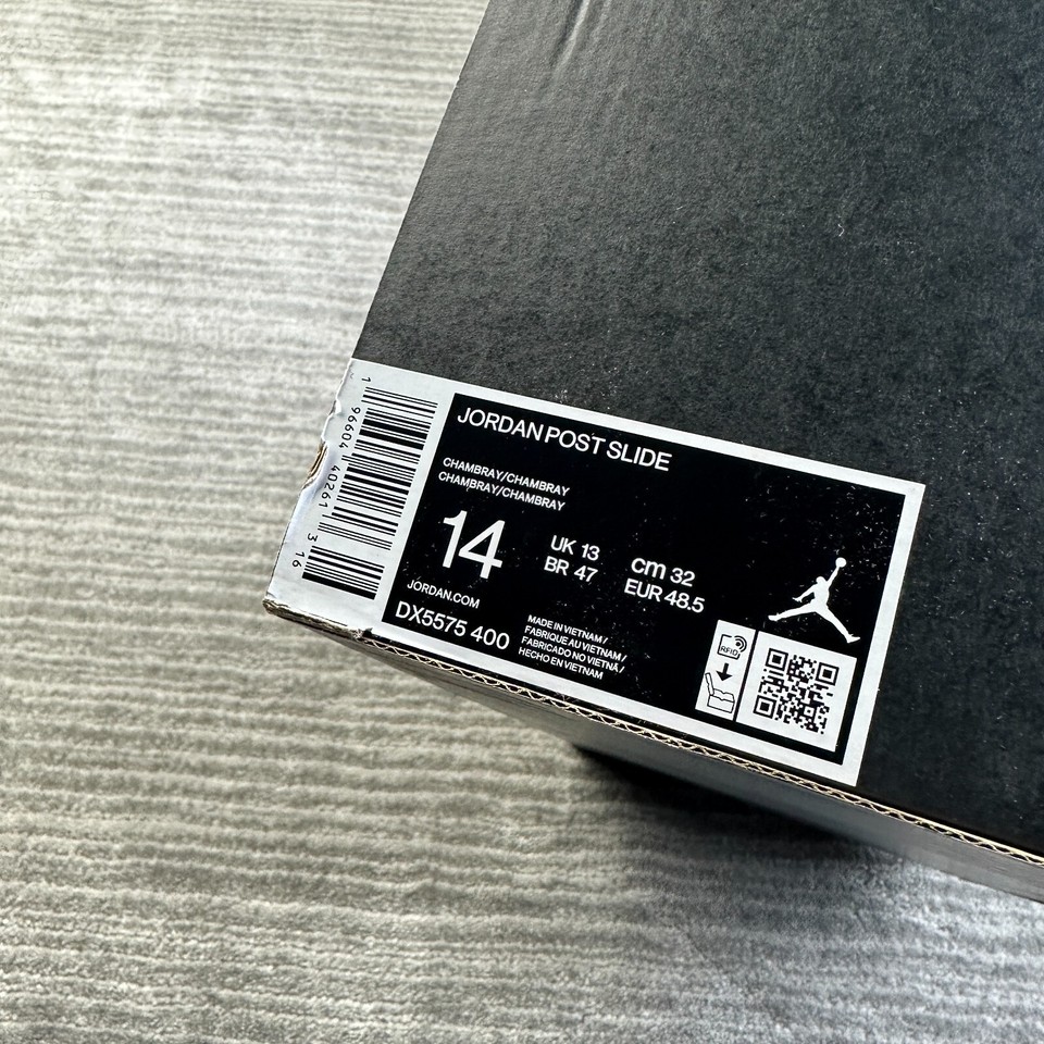 NEW Jordan Post Slide University Blue UNC Carolina DX5575-600 Mens Size ...