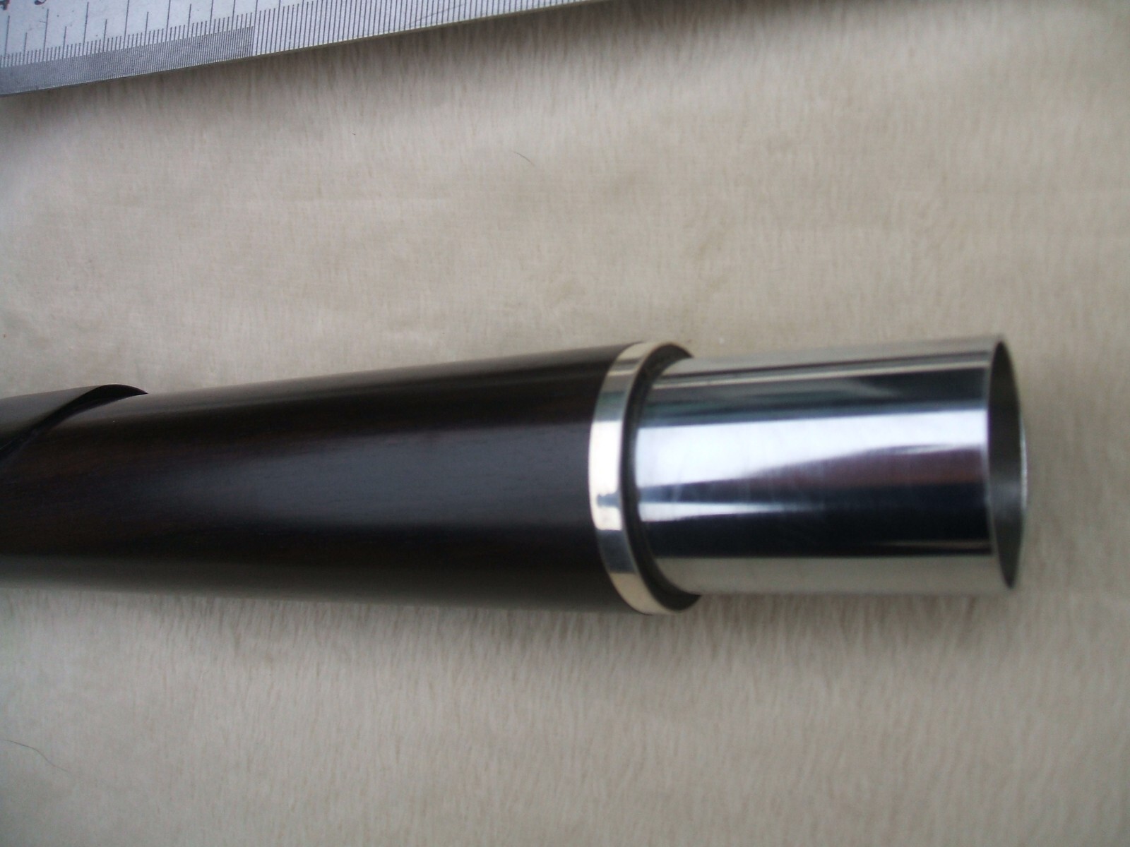 Funion Professional Ebony Flute Head Cupronickel Head joint D 19.8mm ...