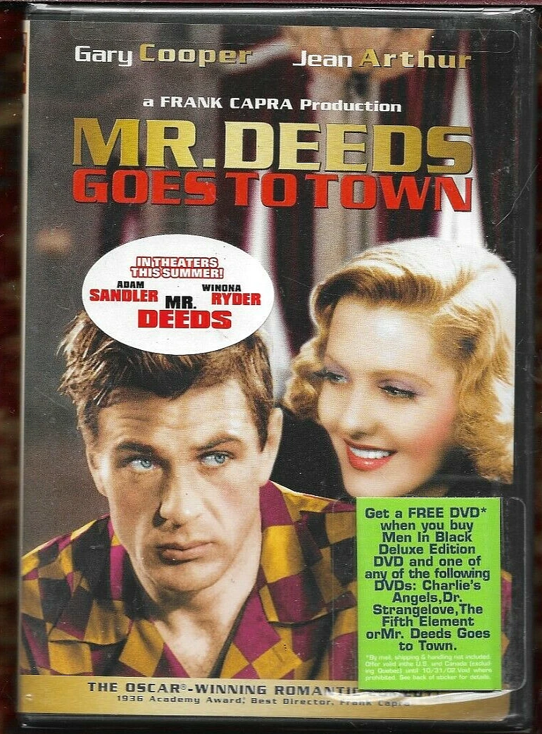 Mr Deeds Goes To Town Poster