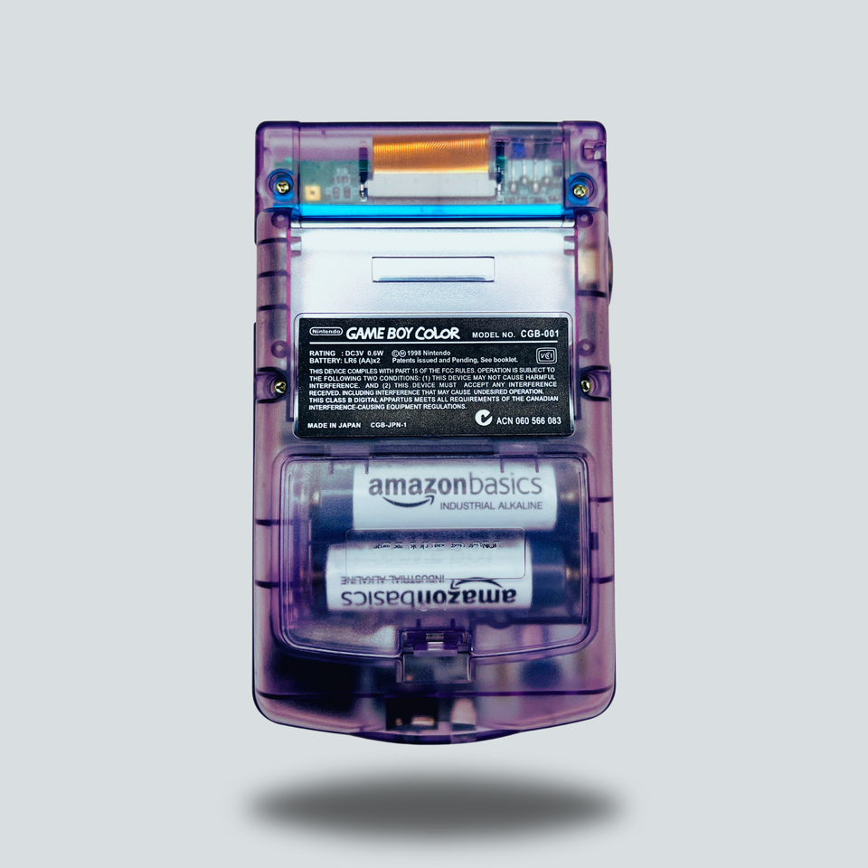 Atomic Purple GameBoy Color Authentic Nintendo GBC Handheld Console ...