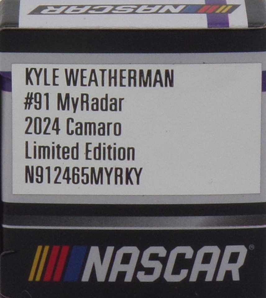 2024 KYLE WEATHERMAN #91 MyRadar 1:64 In Stock | eBay