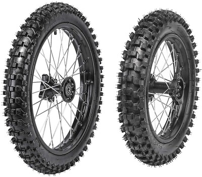 17" 14" Front 70/100-17 Rear 90/100-14 Tyre Wheel Pit Dirt Bike 125cc ...