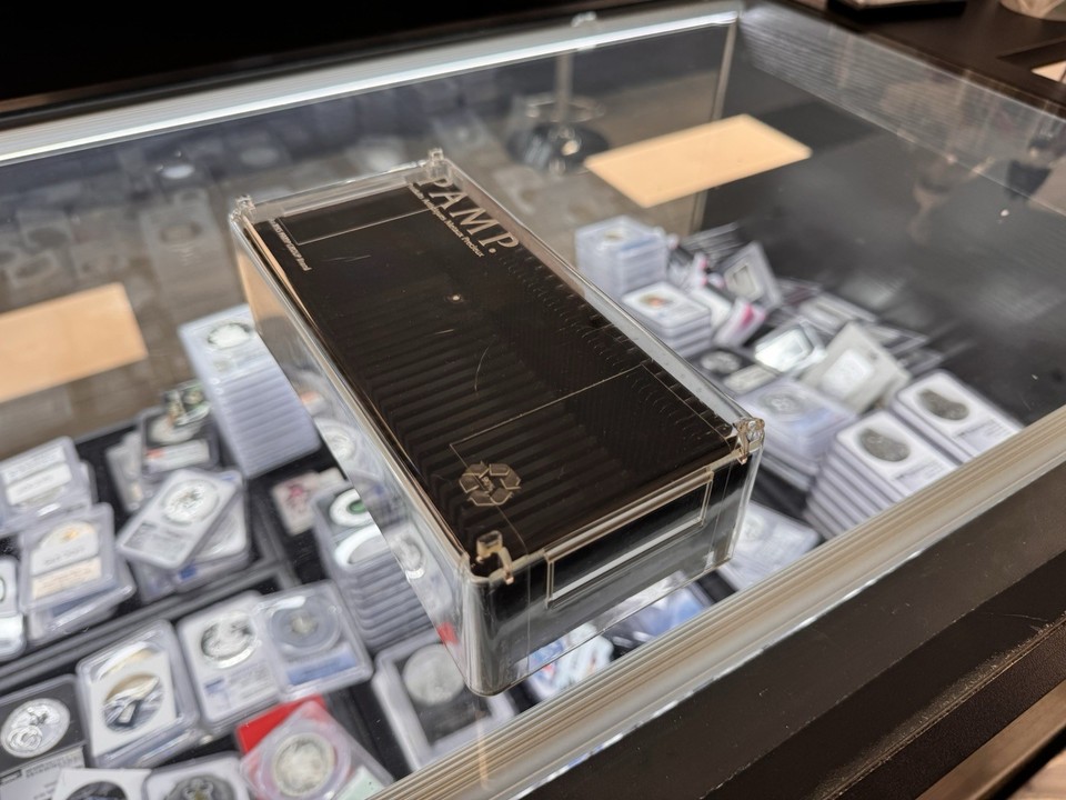 Storage Box For 25 Assay Bars PAMP Silver Or Gold black and white ...