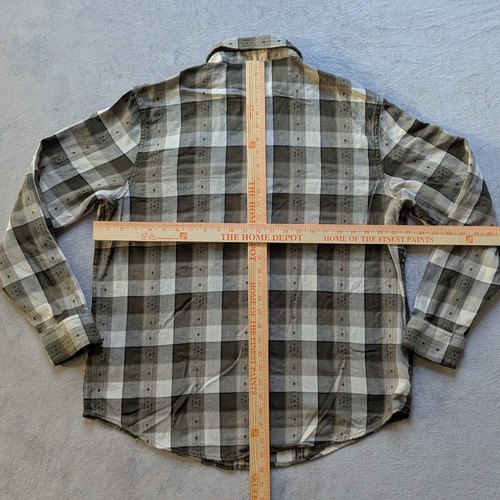 Frye Flannel Shirt Mens XL Extra Large Green Plaid Casual Western ...