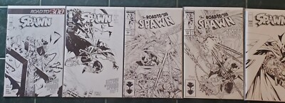 Spawn 296 297 298 299 300 B&W Variant Set Comic Lot McFarlane | eBay