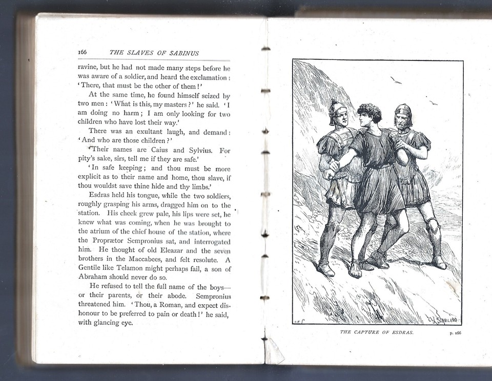 1890 Vintage Book - The Slaves of Sabinus - Jew & Gentile by Yonge in ...