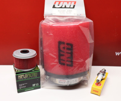 Honda TRX300EX Tune Up Kit UNI FILTER NGK spark plug Oil Filter TRX ...