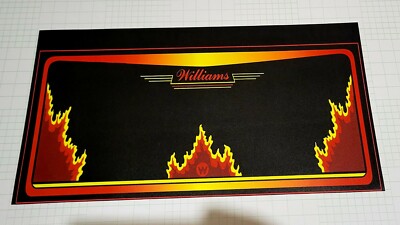 Arcade 1Up arcade Williams CPO Control Panel Overlay Sticker Decal ...