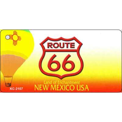 New Mexico Shield Route 66 Novelty Aluminum Key Chain KC-2107 | eBay