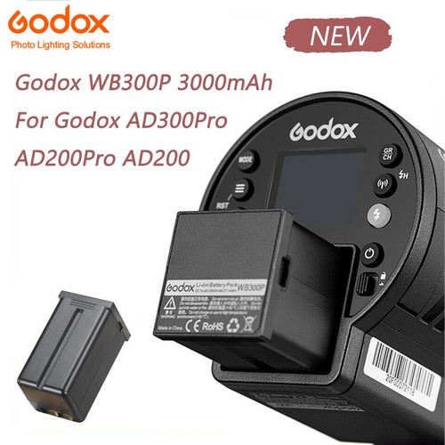 US Godox 3000mAh WB300P Flash Replacement Lithium Battery Pack Fr ...