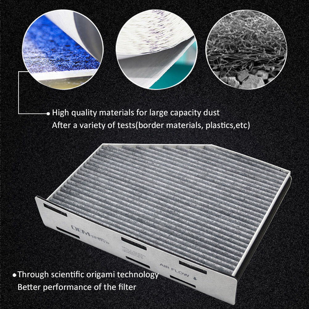 Car Activated Carbon Cabin Air Filter For VW Beetle Jetta Audi A3 Q3 ...