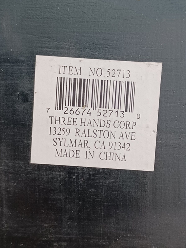 Three Hands Corp Hand Painted Grapevine Wood Wine Box Holder 14.2" Tall ...