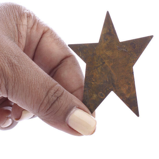 Bulk Package of 100 Rusty 2-1/2" Tin Primitive Stars | eBay