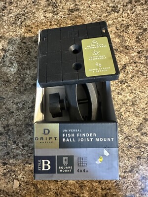 Drift Marine Universal Fish Finder Ball Joint Mount Square Style B 4x4 ...