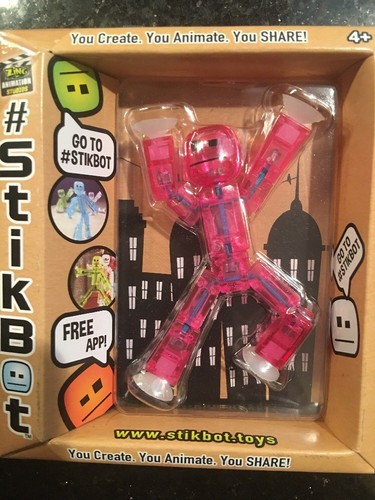 Stikbot, Translucent Pink Stikbot Figure, 3 Inches Zing | eBay