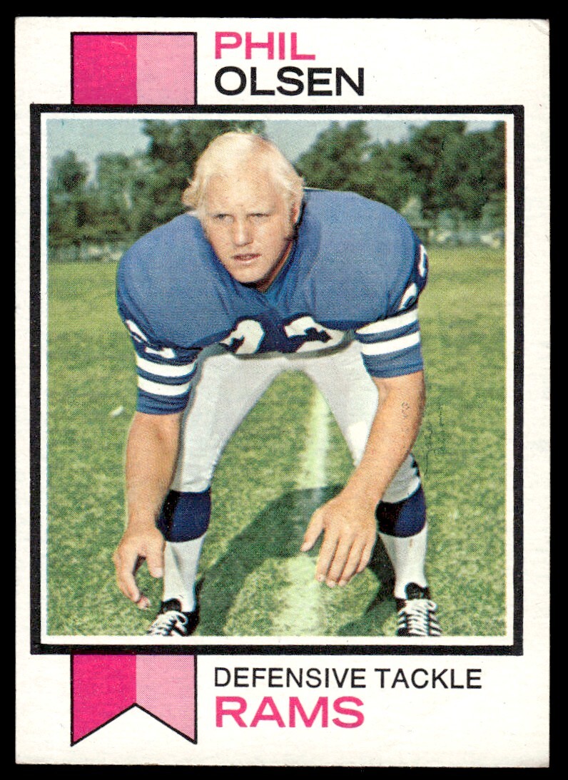 1973 TOPPS PHIL OLSEN 2 RC LOS ANGELES RAMS #14 | eBay