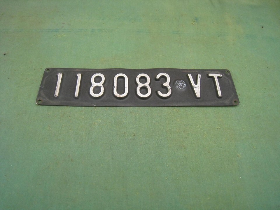 ITALY FRONT PLASTIC LICENSE PLATE ITALIAN NUMBER PLATES | eBay