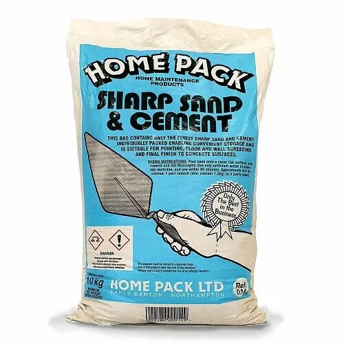 Sharp Sand And Cement By Home Pack Ready to Use 5kg 10kg 20kg Bags UK Next Day | eBay UK