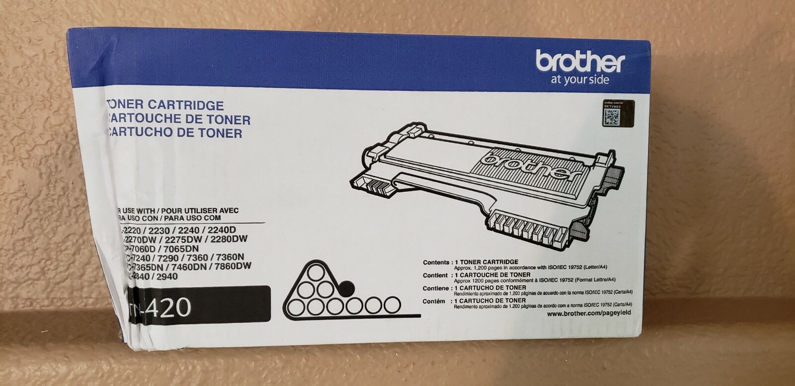 Brother TN-420 Black Toner Cartridge | eBay