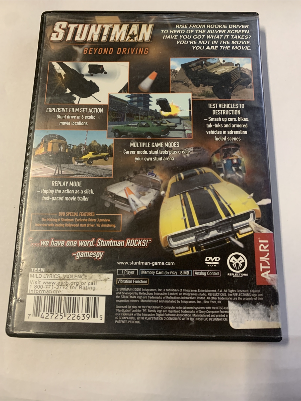 Stuntman Sony PlayStation 2 PS2, 2002 - Tested - Free Shipping ...