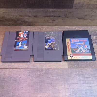 Lot Of 3 Nintendo RBI Baseball Duck Hunt and Blast master 1985 | eBay