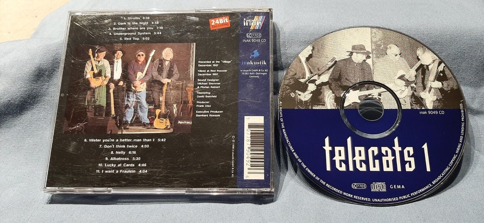 TELECATS - Telecats 1, 1998 CD, German import, Inak, 24 Bit Recording ...