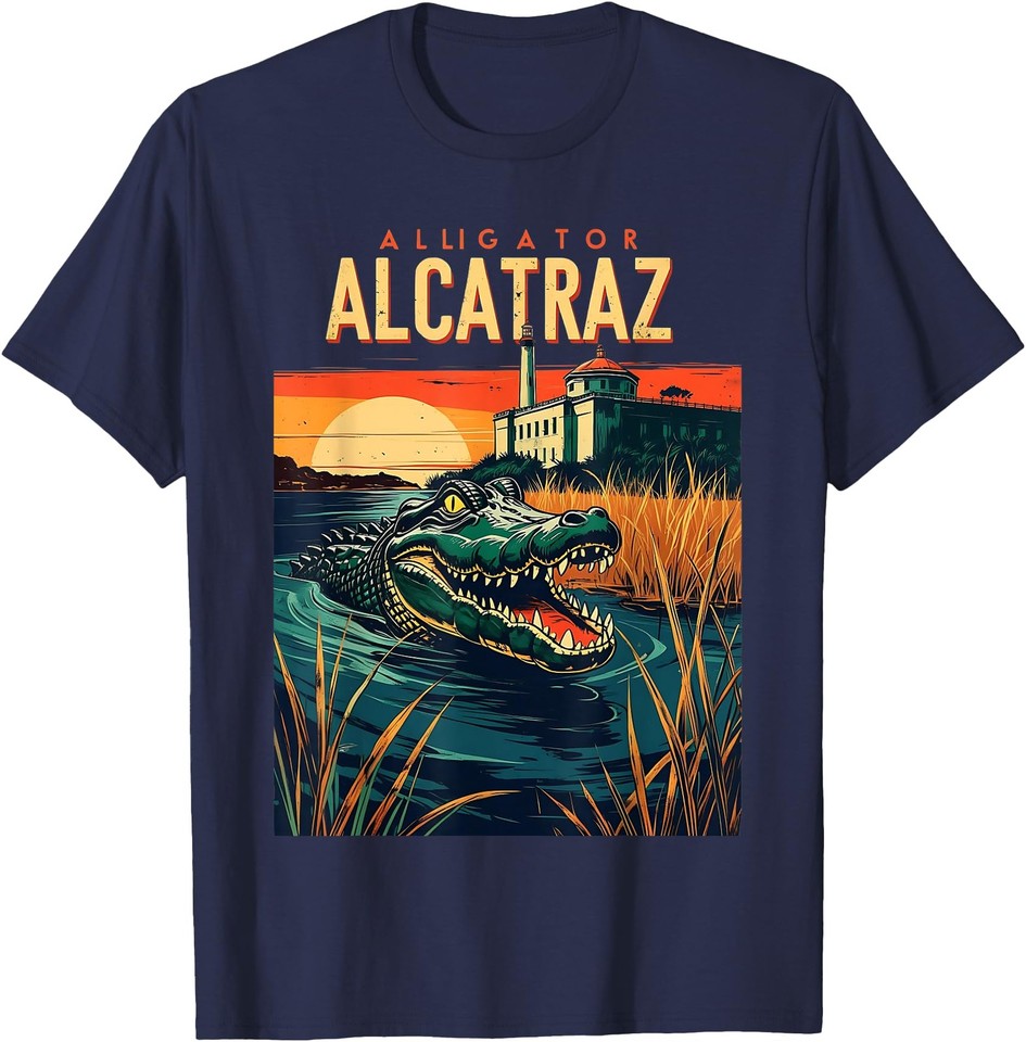 Alligator Alcatraz Everglades Florida Funny T-Shirt | eBay