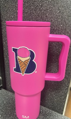 Braum’s 40oz Pink Tumbler With Handle And Straw By Simple Modern Braums ...