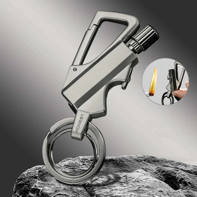 3 in 1 Outdoor Portable Permanent Match Lighter Striker Fire Starter ...