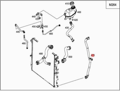 Genuine MERCEDES Coolant hose 2385019300 | eBay