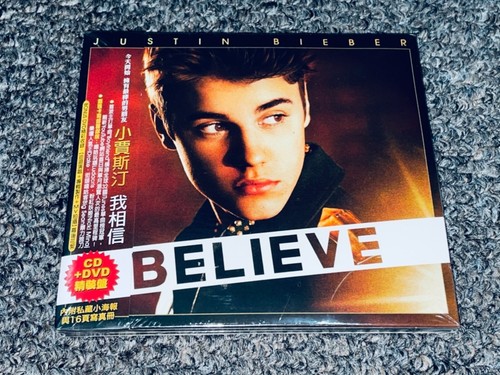 Justin Bieber Believe CD+DVD+mini poster+booklet Deluxe Taiwan New ...