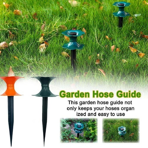 2PCS Garden Hose Guide Spike,Hose Guide Stake Metal Hose Roller ...