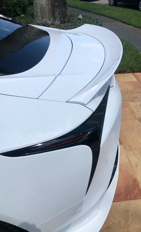 Lexus LC500 2018+ Sport Style Tall Flush Mount Trunk Spoiler Wing Made ...