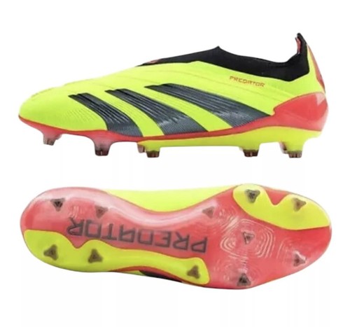 Adidas Predator Elite Laceless FG Soccer Cleats Solar Yellow Men’s ...