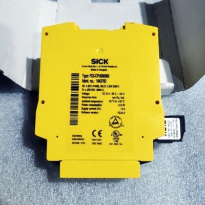 SICK FX3-CPU000000 1043783 Flexi Soft / Safe EFI-pro System SICK V2 ...