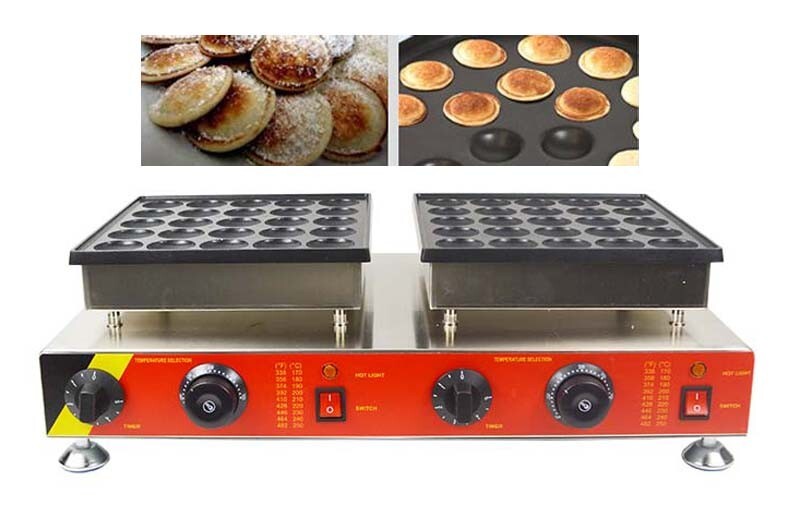 1.77" Mini Commercial Muffin Maker Stainless Steel Pancake Machine 50 ...