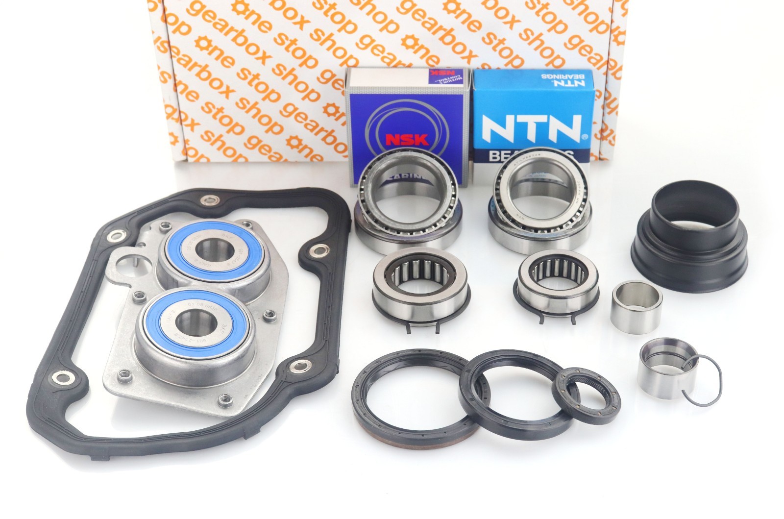 VW 5 SPEED 0AF 02T GEARBOX OEM BEARING & OIL SEAL REBUILD REPAIR KIT ...