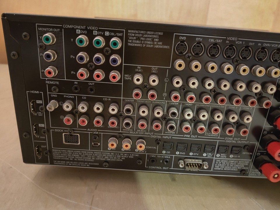 Yamaha RX-V1700 7.1-channel Digital 1080p Home Receiver USED CONDITION ...