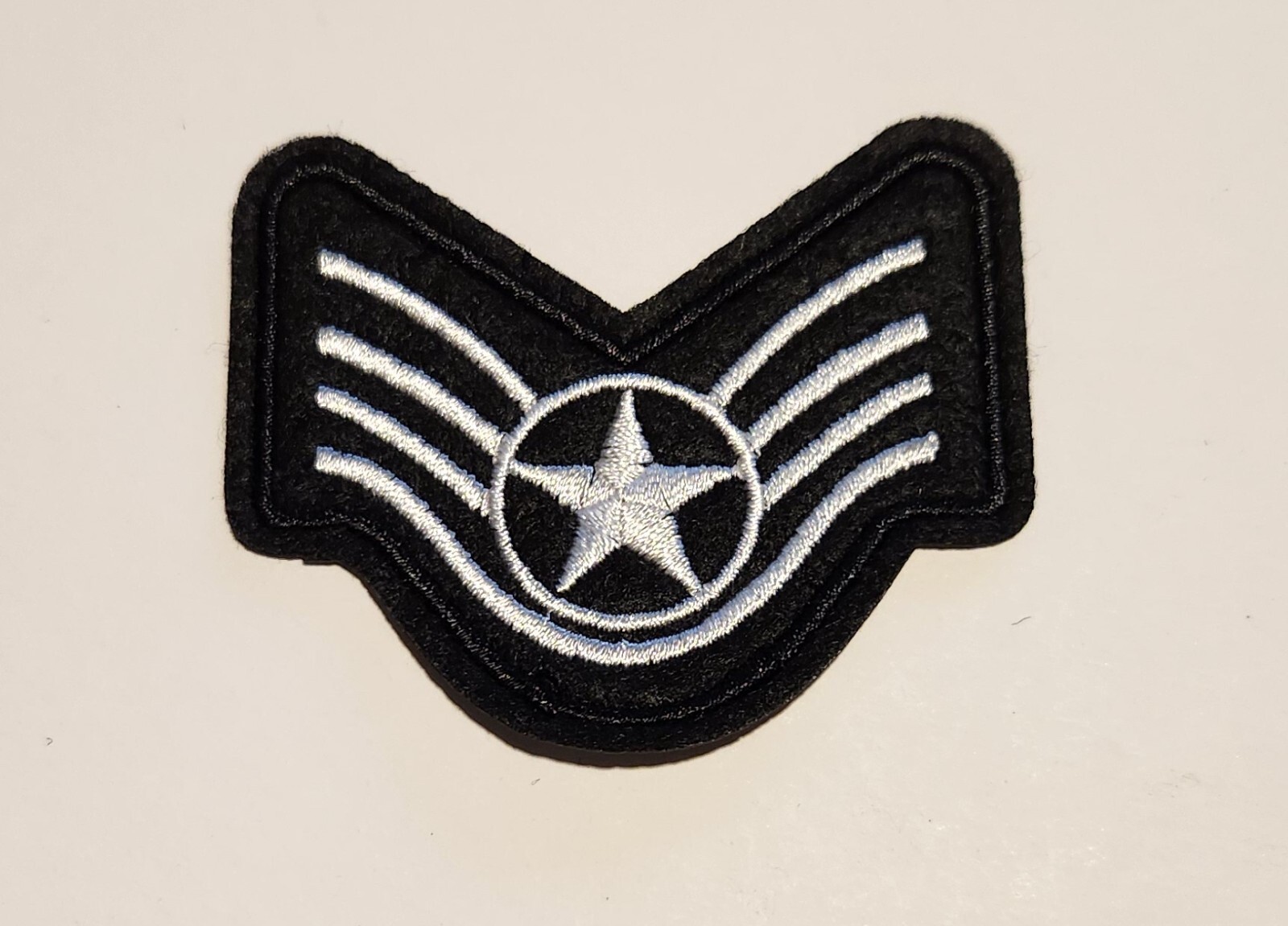 Military, Army, Air Force - Stars & Strips Embroidered Patches Iron Sew ...