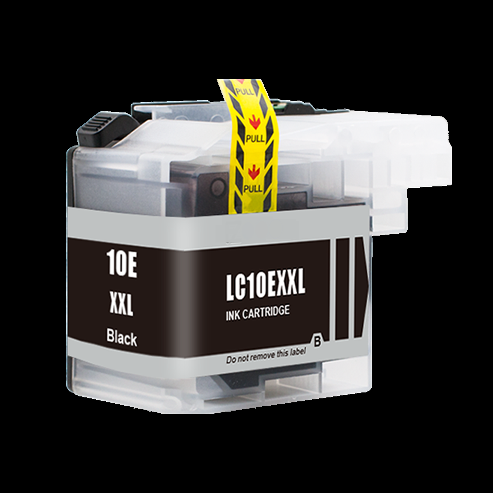 Black LC10E LC 10E LC-10E Extra High Yield Ink Cartridge For Brother ...