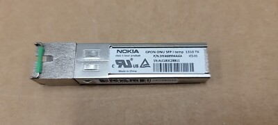 Nokia GPON SFP Module 3FE46899AAAA ONU I-Temp 1310 TX | eBay