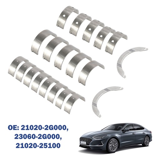 Main Rod Bearings & Engine Crankshaft For Hyundai Sonata 2.4L 21020 ...