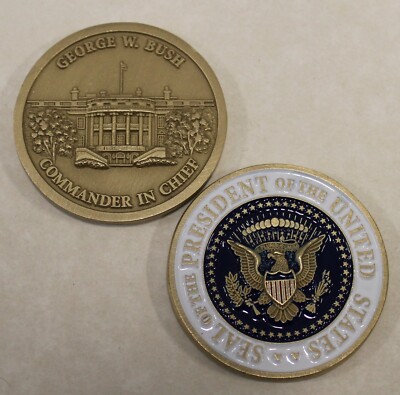 President of the Unites States Challenge Coin George W. Bush Number. 43 ...